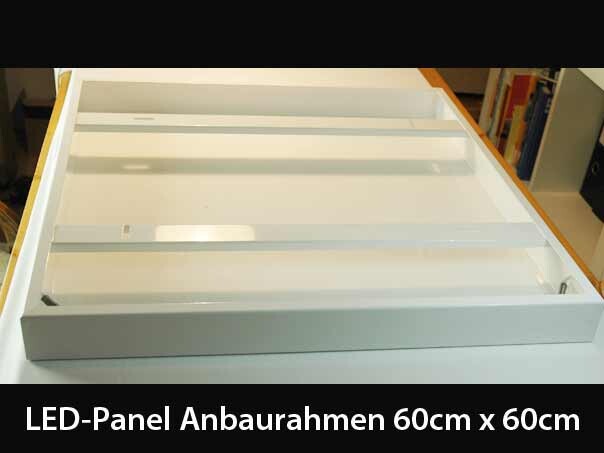 LED-Panel 30 x 30cm hell 20W weißer Alurahmen 1600 Lumen